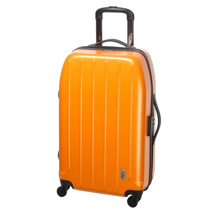 TRAVEL WORLD Valise trolley 4 roues 70 cm