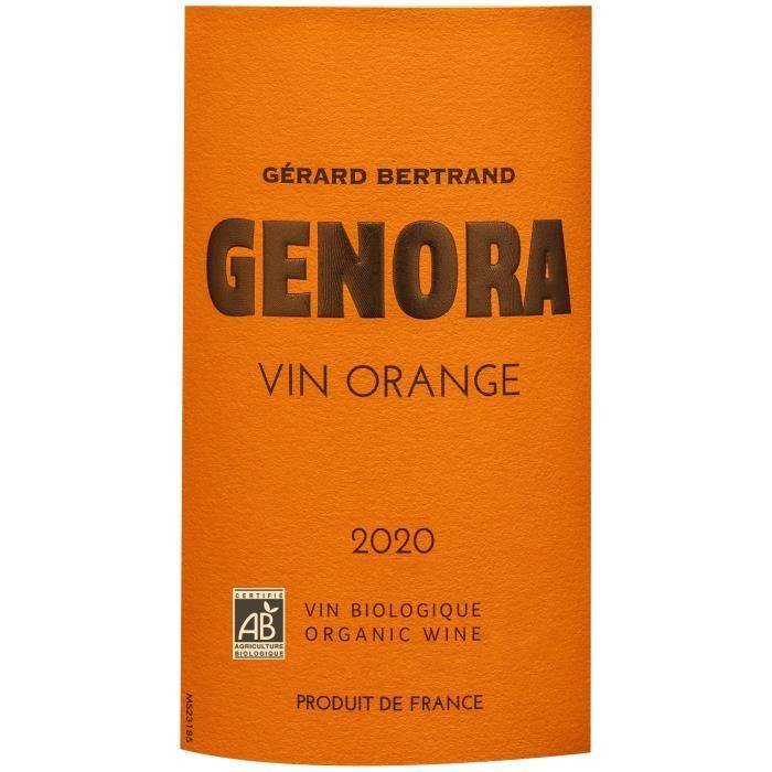 Gérard Bertrand Genora 2020 Vin de France - Vin orange de Languedoc - Bio - La cave Cdiscount