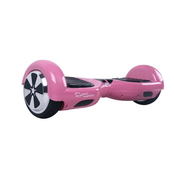 TAAGWAY Hoverboard électrique 6,5" - 2x350W - 36V - 4aH - Rose - Achat ...