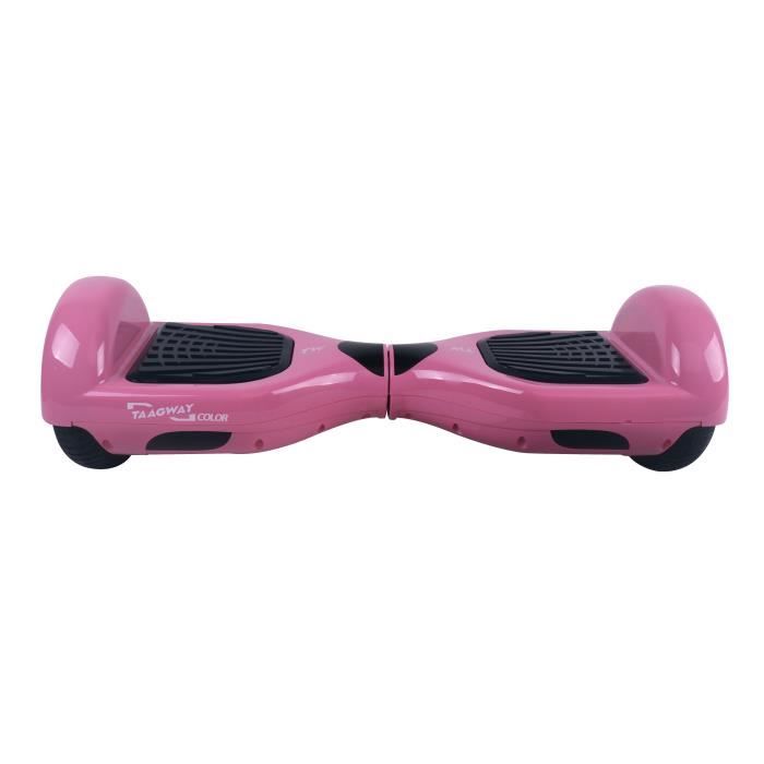 TAAGWAY Hoverboard électrique 6,5" - 2x350W - 36V - 4aH - Rose - Achat ...