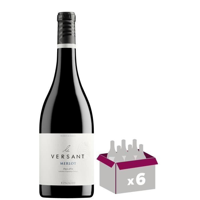 Le Versant Merlot - IGP Pays d'Oc - Vin Rouge du Languedoc-Roussillon ...