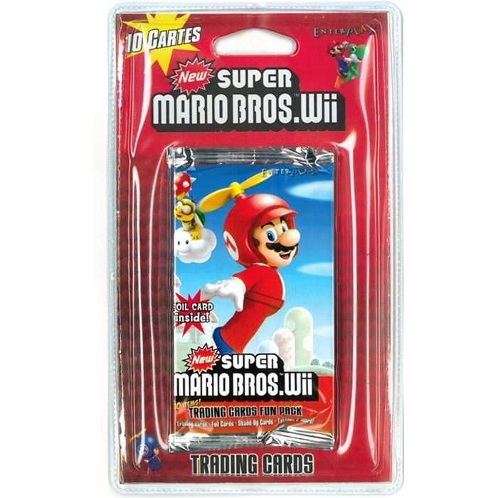 Booster Mario Trading Cards - Cdiscount Jeux - Jouets