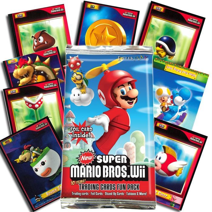Booster Mario Trading Cards - Cdiscount Jeux - Jouets