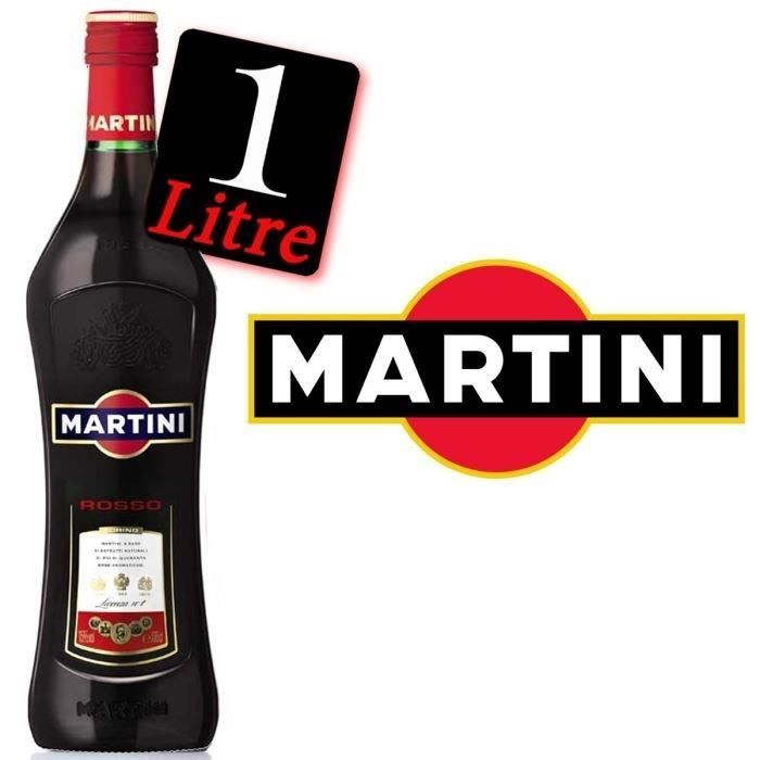 MARTINI Rosso Rouge 1 Litre (x1) - La cave Cdiscount