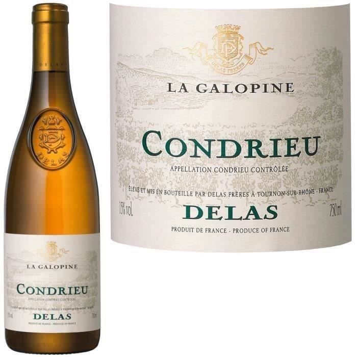 Delas La Galopine 2014 Condrieu - Vin blanc des Côtes du Rhône - La ...