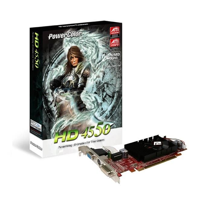 PowerColor ATI Radeon HD 4550 512Mo GDDR3 - Cdiscount Informatique