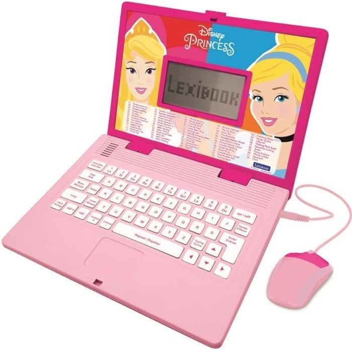 Ordinateur Educatif Bilingue Disney Princesses - LEXIBOOK - 124 ...