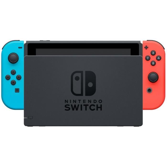 Console Nintendo Switch • Bleu Néon & Rouge Néon + Nintendo Switch ...