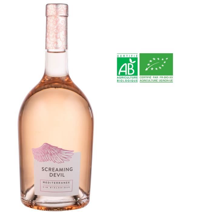 Screaming Devil 2024 Méditérannée - Vin rosé - La cave Cdiscount