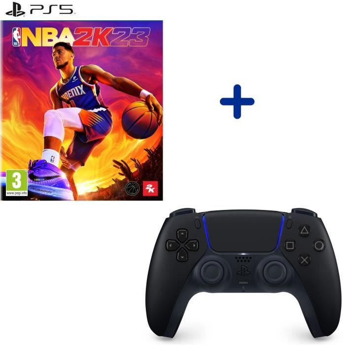 Pack NBA 2K23 PS5 : NBA 2K23 Jeu PS5 + Manette PS5 DualSense Noire - Cdiscount Jeux vidéo