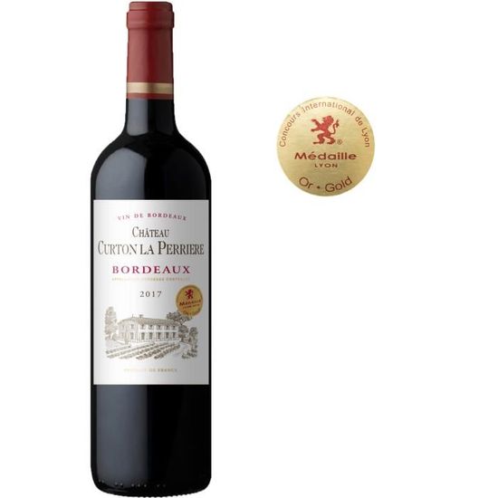 Château Curton La Perrière 2017 Bordeaux - Vin rouge de Bordeaux - La cave Cdiscount