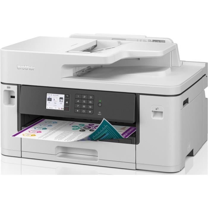 Pack BROTHER : Imprimante Multifonction 4-en-1 - Business Smart Jet d'encre A3 Couleur Wi-Fi ...