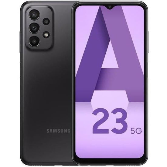 SAMSUNG A23 128Go 5G Noir (2023) - Reconditionné - Etat correct - Cdiscount Téléphonie