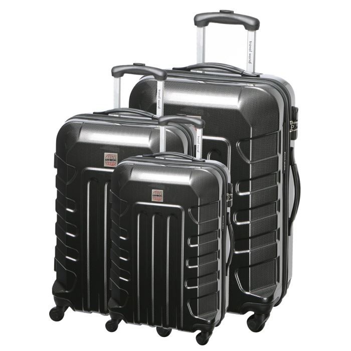 TRAVEL WORLD Set de 3 valises trolley ABK