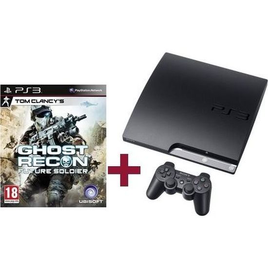 CONSOLE PS3 160 Go + GHOST RECON FUTURE SOLDIER - Cdiscount Jeux vidéo