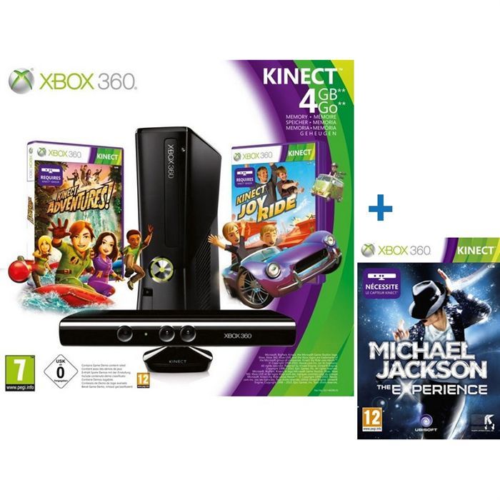 X360 4GO KINECT+ 3 JEUX KINECT - Cdiscount Jeux vidéo