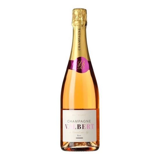 Champagne Valbert Rosé - 75 cl - La cave Cdiscount