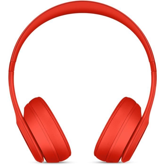 BEATS Solo3 Wireless Casque audio Bluetooth - Rouge - Cdiscount TV Son ...