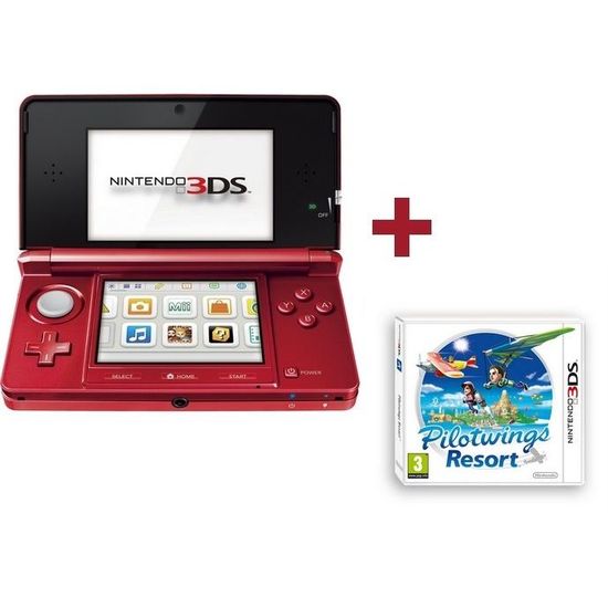 Console portable - Nintendo - 3DS Rouge Metal - Edition Spéciale - Pilotwings Resort - Cdiscount ...