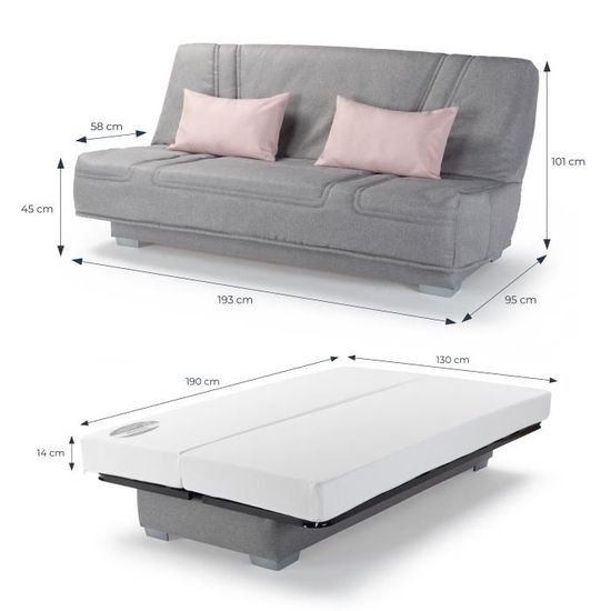 Clic Clac Couchage Quotidien Bultex