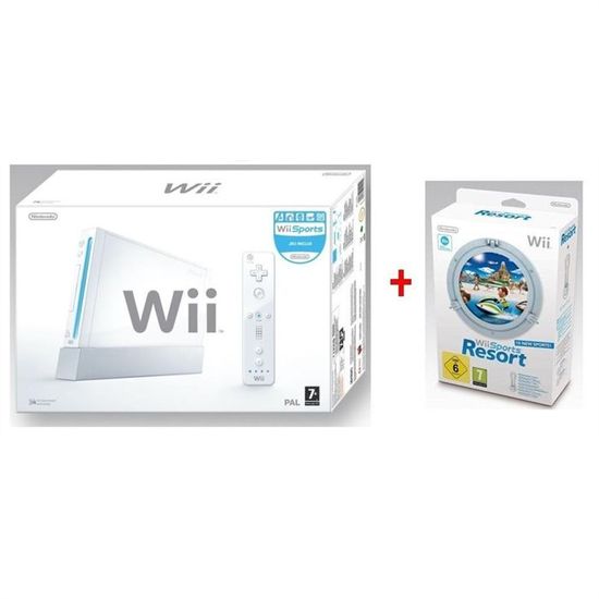 PACK Console Wii SPORTS RESORT / console Wii - Cdiscount Jeux vidéo