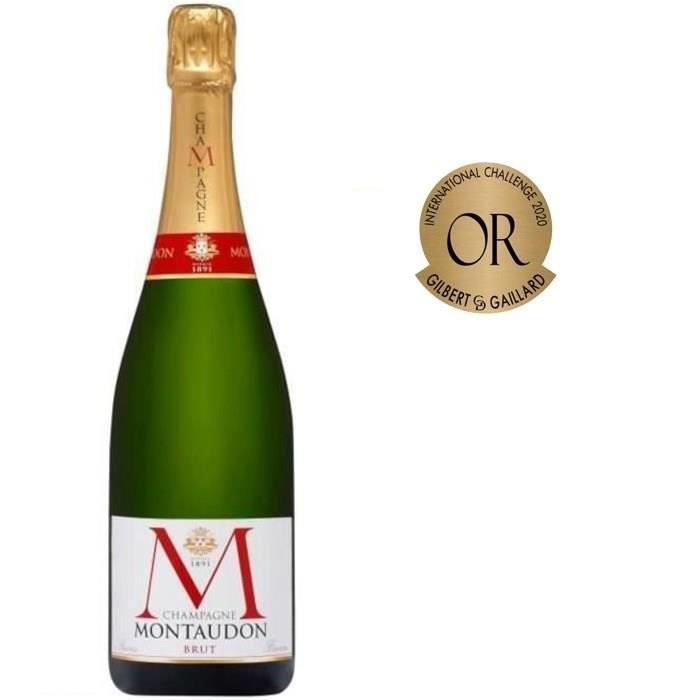 Champagne Montaudon Brut - 75 cl - La cave Cdiscount