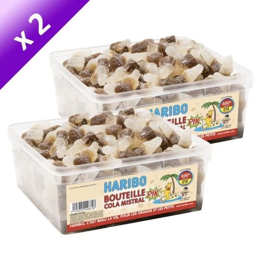 HARIBO Cola Mistral 210 pièces (x2) - Cdiscount Au quotidien