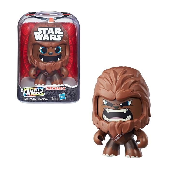 MIGHTY MUGGS STAR WARS - CHEWBACCA - Figurine 15cm - Mini Figurines à ...