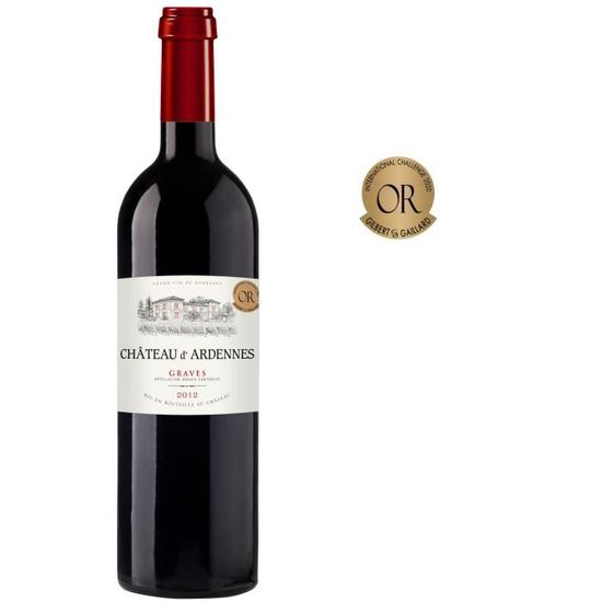 Château d'Ardennes 2012 Graves - Vin rouge de Bordeaux - La cave Cdiscount