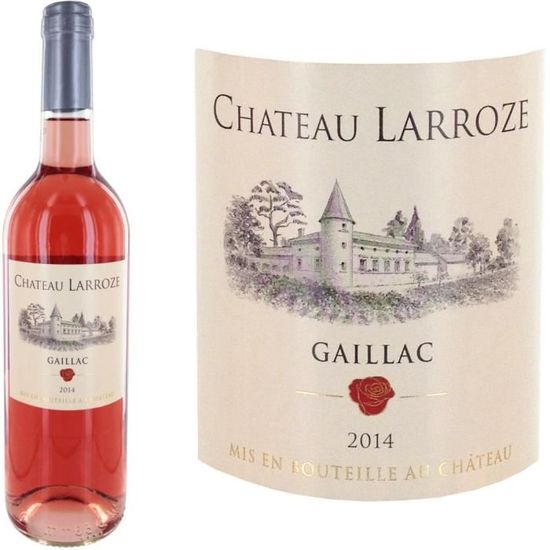 Château Larroze 2014 Gaillac vin rosé x1 - La cave Cdiscount