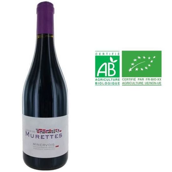 Domaine des Murettes 2015 Minervois - Vin rouge du Languedoc Roussillon ...