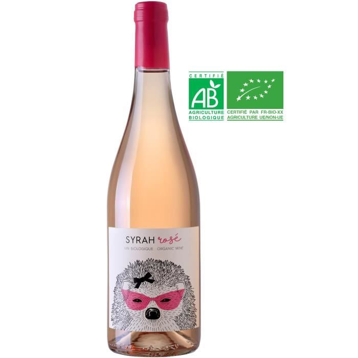 Hérisson 2019 Syrah - Vin rosé de France - Bio - La cave Cdiscount