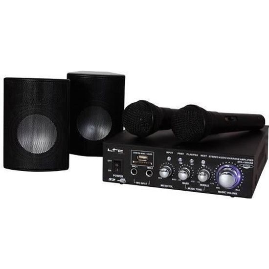 Kit Karaoké BOOST KS20 - 2 micros 100W avec amplificateur - Cdiscount ...