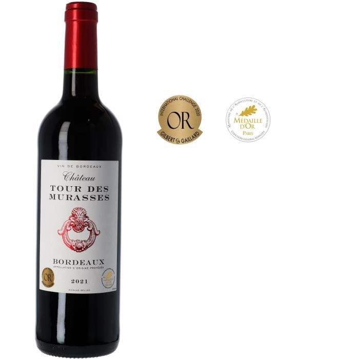 Château Tour des Murasses 2021 Bordeaux - Vin rouge de Bordeaux - La ...