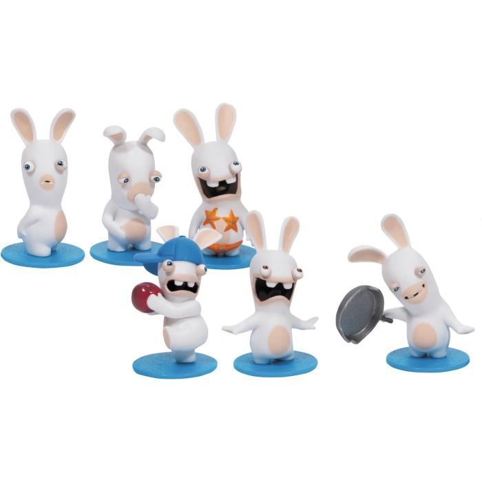 LAPINS CRETINS Coffret 6 Mini Figurines Série 1 - Cdiscount Jeux - Jouets