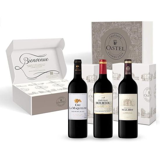 Coffret Cadeau Prix Plaisir Vin de Bordeaux - La cave Cdiscount