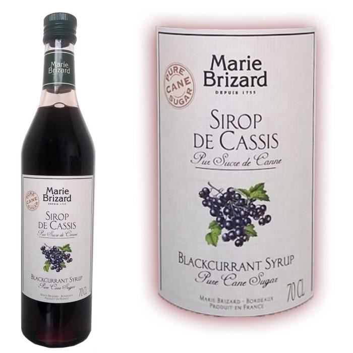 MARIE BRIZARD Sirop de Cassis 70cl - Cdiscount Au quotidien