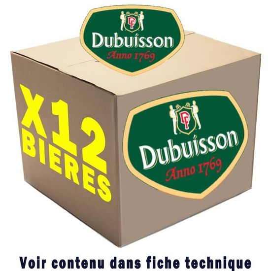 Box de 12 bières Dubuisson - La cave Cdiscount