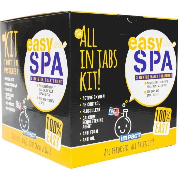 IMPACT Kit tout en pastilles 12 semaines de traitements Easy spa - Cdiscount Jardin