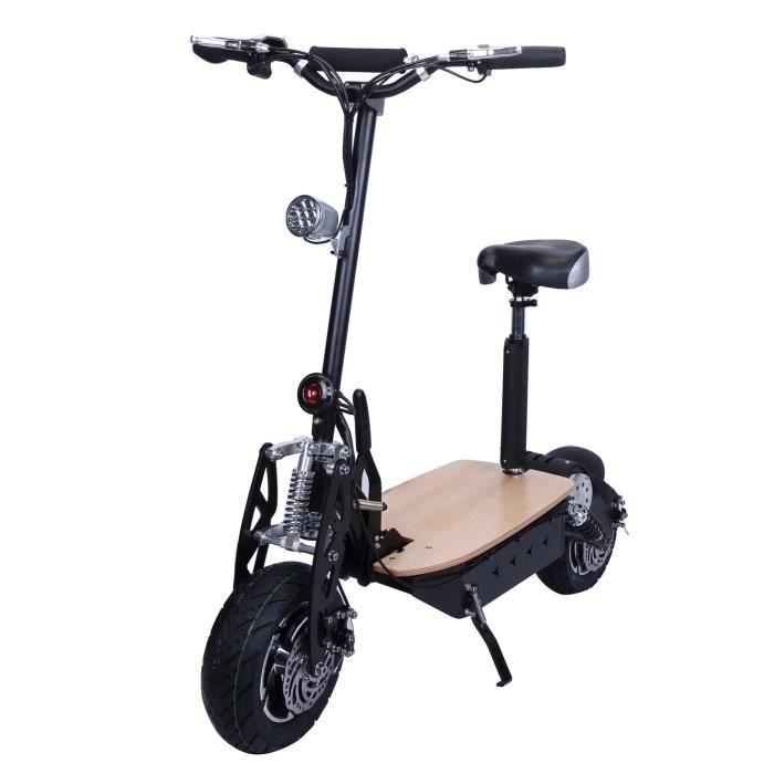 MOOVWAY Trottinette électrique Cross 2000 W - 60V 12Ah - Noir ...