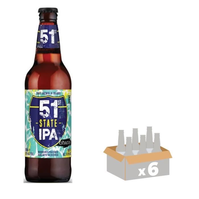 O'HARA'S 51 STATE IPA Bière Blonde 6 x 0,50 L 6° - La cave Cdiscount