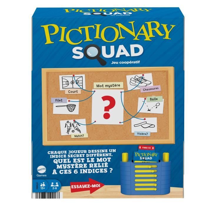 PICTIONARY SQUAD - PICTIONARY - HTW84 - JEUX FAMILLES MATTEL PICTIONARY ...