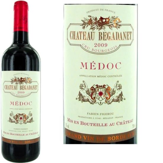 Château Bégadanet Médoc 2009 x1 - La cave Cdiscount
