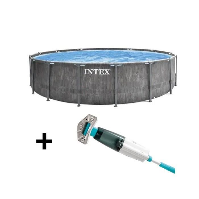 Kit Piscine hors sol tubulaire INTEX - Pris Frame - 457 x 122 cm ...