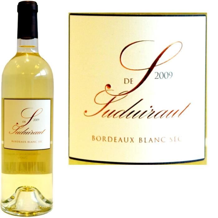 Château S de Suduiraut Bordeaux 2009 - Vin Blanc - La cave Cdiscount