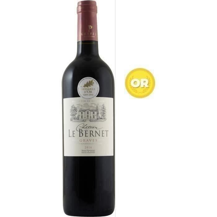Château Le Bernet 2014 Graves - Vin rouge de Bordeaux - La cave Cdiscount