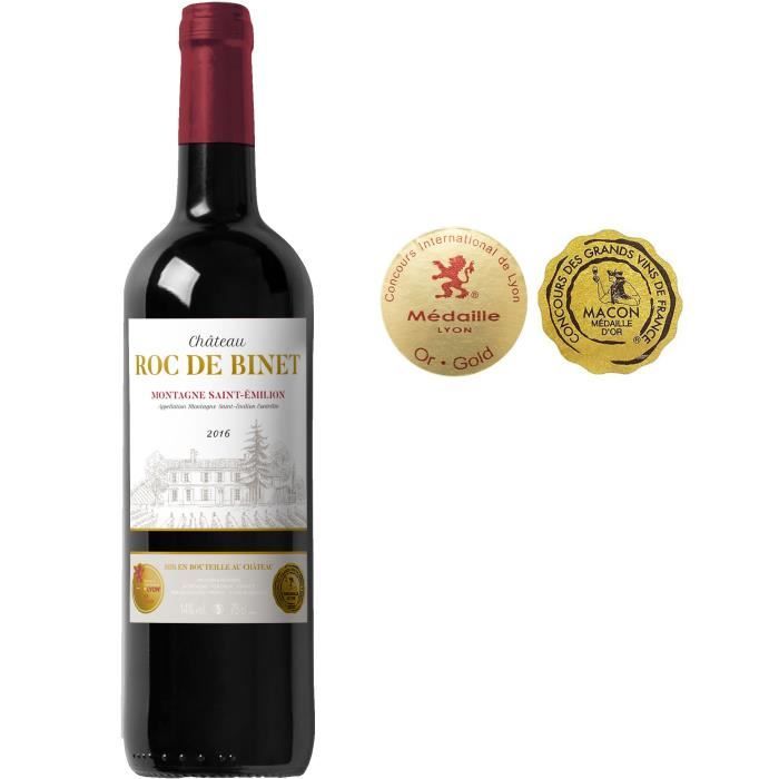 Château Roc de Binet 2016 Montagne Saint-Emilion - Vin rouge de ...
