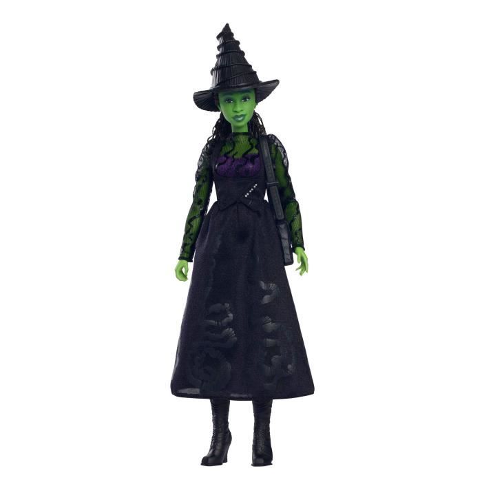 Mattel-Wicked-Poupée Elphaba avec accessoires et habillages amovibles ...
