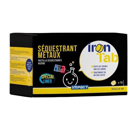 IMPACT Pastilles séquestrant métaux Iron tab - 40 g - Jaune - Cdiscount Jardin