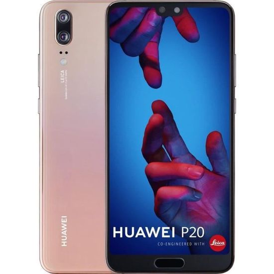 HUAWEI P20 Double SIM 128 Go Rose Doré - Reconditionné - Très bon état - Cdiscount Téléphonie